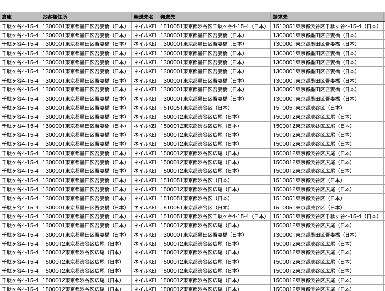 受注CSVのダウンロード | beap manual